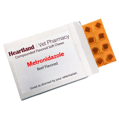 Metronidazole Compounded Soft Chews Heartland Vet Supply