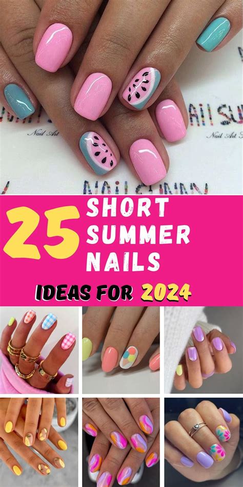 Stunning Short Summer Nail Designs Beach Vibes For Short Summer Nails