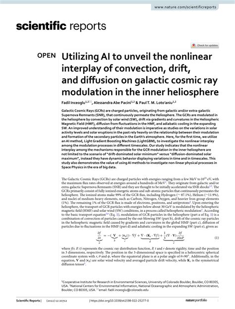 Pdf Utilizing Ai To Unveil The Nonlinear Interplay Of Convection