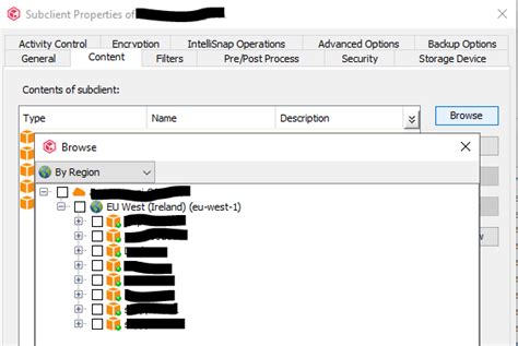 Modify Content To Backup On Aws Subclient Community