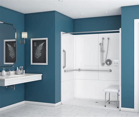 Handicap Accessible Shower Inserts Make A Small Shower Handicap