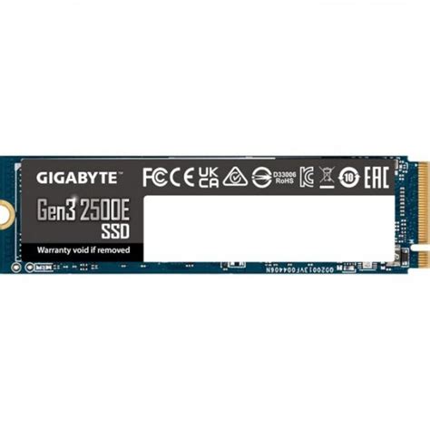 Накопитель SSD M.2 Gigabyte G325E500G PCI Express 3.0x4/500ГБ/TLC 3D ...