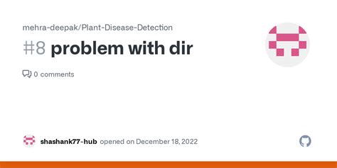 Problem With Dir Issue Mehra Deepak Plant Disease Detection Github