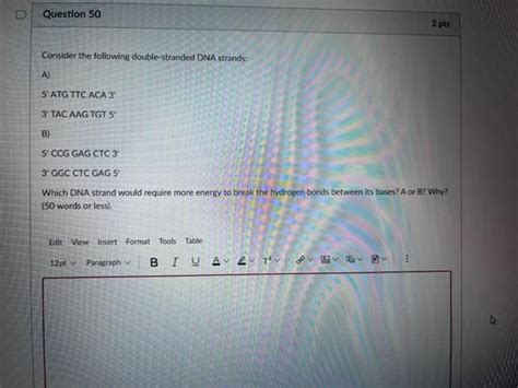 Solved Question 50 2 Pts Consider The Following