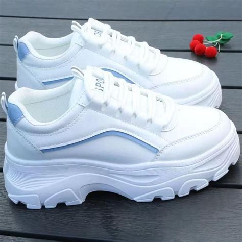New Casual Fashion Hite Shoes For Men And Women Sneakers Walking
