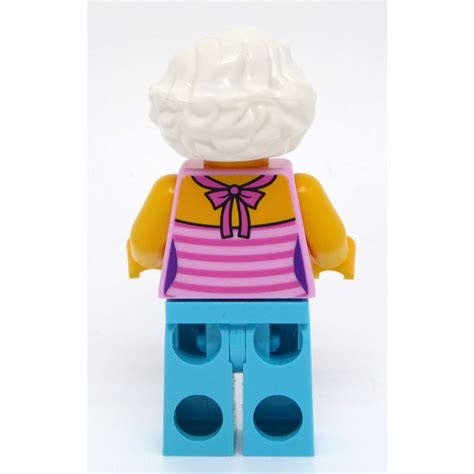 Lego Woman In Pink Striped Shirt Minifigure Brick Owl Lego Marketplace