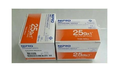 NIPRO เขมฉดยา ขนาด 25G x 1 นว กลอง