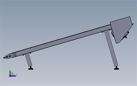 倾斜输送带 SOLIDWORKS 2020 模型图纸下载 懒石网
