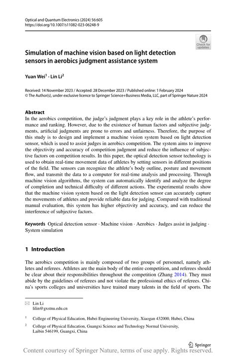 Simulation Of Machine Vision Based On Light Detection Sensors In