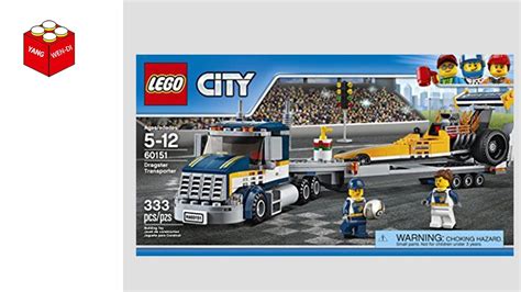 Lego City Build｜【di Toy】 Lego 60151 Dragster Transporter 2017 Youtube