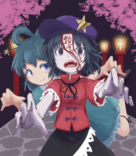 Enjoy Halloween朝夕的东方project宫古芳香插画图片 Bobopic