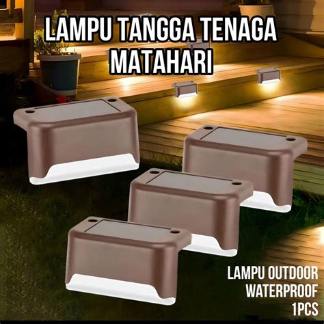 Jual Lampu Tangga Tenaga Surya Lampu Hias Taman Tangga Pagar Sollar