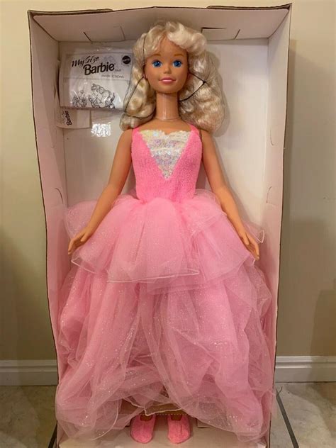 Vintage My Size Barbie Mattel Doll In Original Box Rare Three Feet Tall