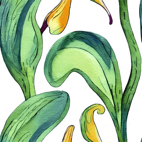 Calla Lily Pattern Digital Graphic · Creative Fabrica