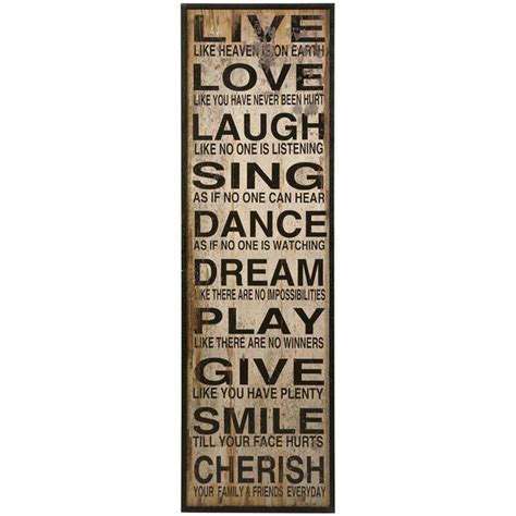 Live Love Laugh Wall Decor