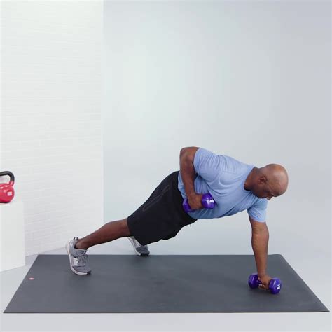 Dumbbell Plank Row