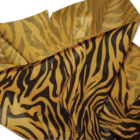 Tiger Patterned Tissue Paper
