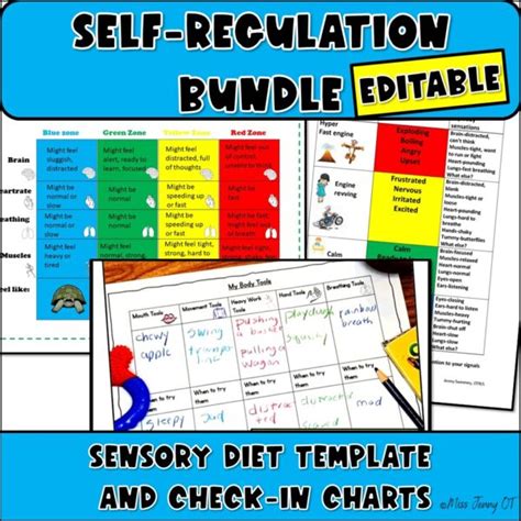 Self Regulation Strategies Check In Charts Miss Jenny Ot