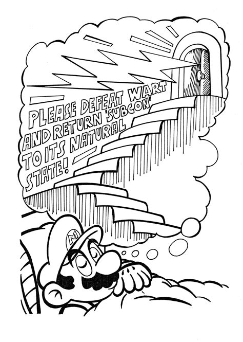 Paper Mario 2 Coloring Pages