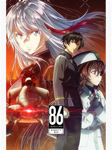 Eighty Six 86 Anime Poster For Sale By Anime Nez Redbubble
