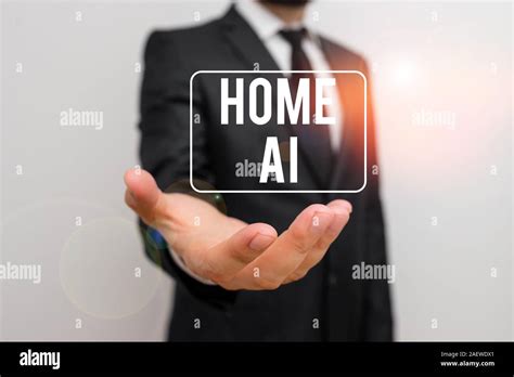 Writing Note Showing Home Ai Business Concept For Home Solution That Enables Automating The