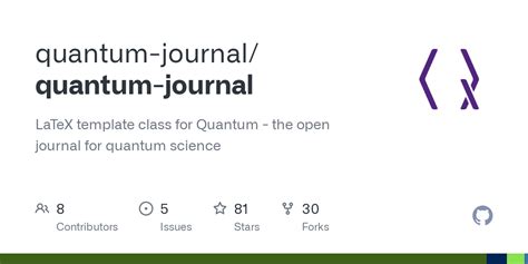 Github Quantum Journalquantum Journal Latex Template Class For