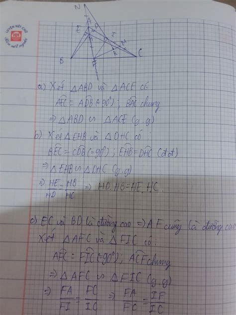 Cho Tam Giác Abc Nhọn Ab