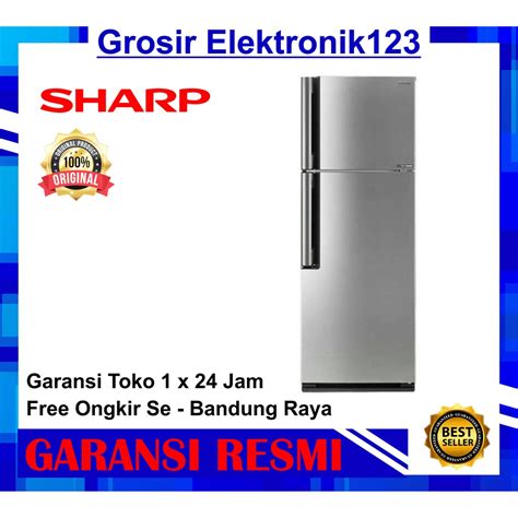 Jual Kulkas Sharp Sj 420gp Sd Plasmacluster Ion 2 Pintu Garansi Resmi Shopee Indonesia