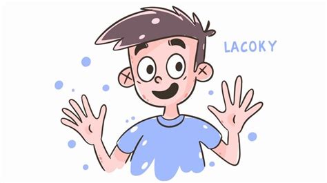 Hand Drawn Cartoon Tricky Boy Web Avatar Theme Graphic Premium Ai