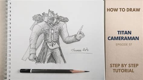 How To Draw Titan Cameraman Upgrade From Skibidi Toil