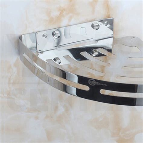 ชั้นวางของสแตนเลส304 อเนกประสงค์ในห้องน้ำ 1ชั้น เข้ามุม ติดผนัง รุ่นc1l029 Sus304 Ct01 Ysb