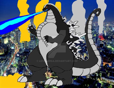 Godzilla Begins Attack Tokyo City By Leivbjerga On Deviantart