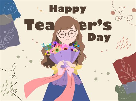 Download Happy Teachers Day Celebration Illustration Wallpaper