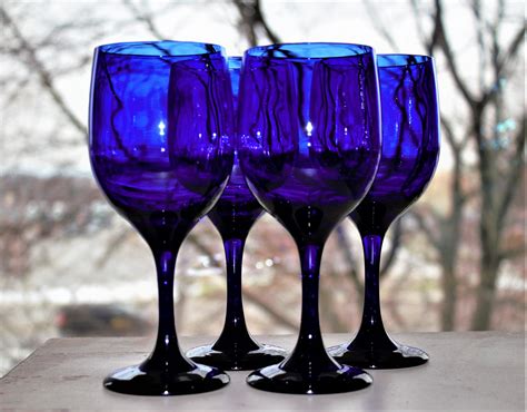 Blue Wine Glasses Matalan At Janine Hall Blog