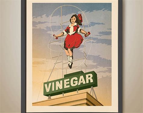 Skipping Girl Melbourne Print Skipping Girl Vinegar Poster Skipping