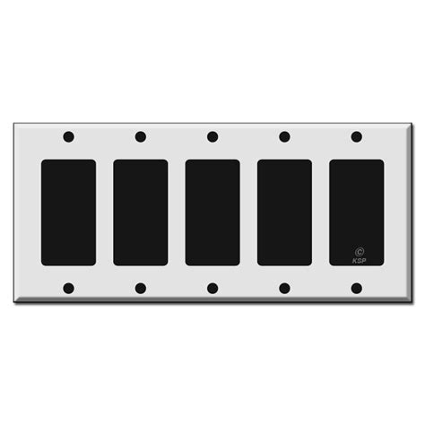 4 Decora Gfi Rocker Light Switch Wall Plates Kyle Switch Plates