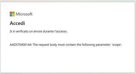 Omv Onedrive Plugin Error Aadsts900144 The Request Body Must Contain