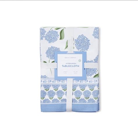 Hydrangea Block Print Tablecloths The Oaks Apparel Co