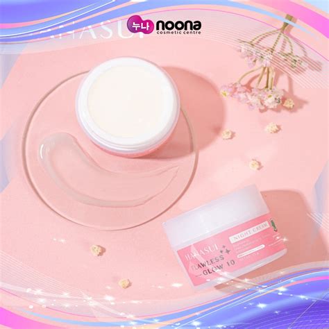 Jual HANASUI FLAWLESS GLOW DAY CREAM NIGHT CREAM GR Shopee Indonesia