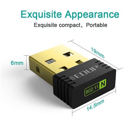 Edup Mini Usb Draadloze Wifi Adapter 150mbps Wifi Grandado