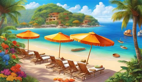 Download Ai Generated Beach Resort Royalty Free Stock Illustration