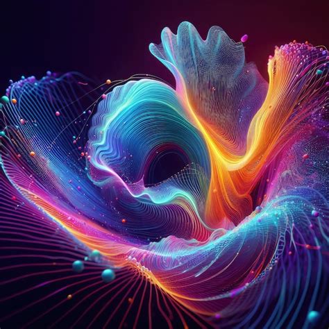 Premium Ai Image Elegant Waveforms Abstract Beauty Unveiled