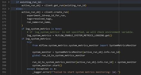 Bug Logsystemmetrics Not Working When Existingrunid Is Set · Issue 10253 · Mlflow