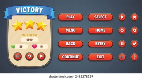 Premium Game Ui Photos Images And Pictures Shutterstock