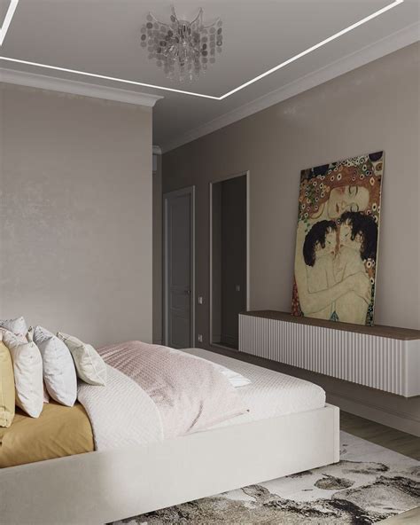 Дизайн проект мастер спальни в ЖК Балтийский