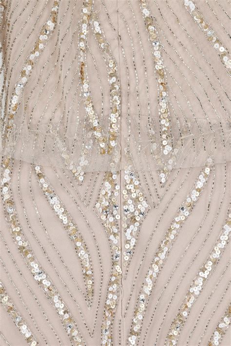 Ora Cape Detail Embellished Maxi Dress Frock And Frill