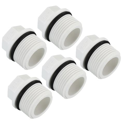 Uxcell Pt Ppr Pipe Fitting End Cap Pack Hex Male Water Tubing Stopper Ppr Pipe Connector