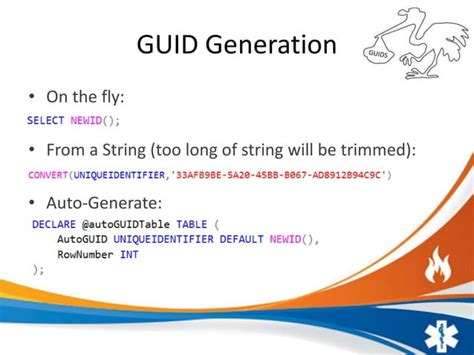 Sql Server Guids Globally Unique Identifiers Ppt