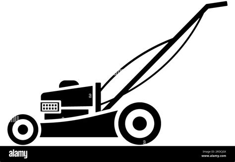 Lawn Mower Clip Art Black And White