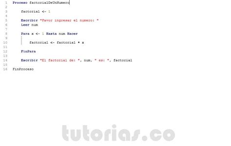 Ciclo Mientras Pseint Factorial De Un Numero